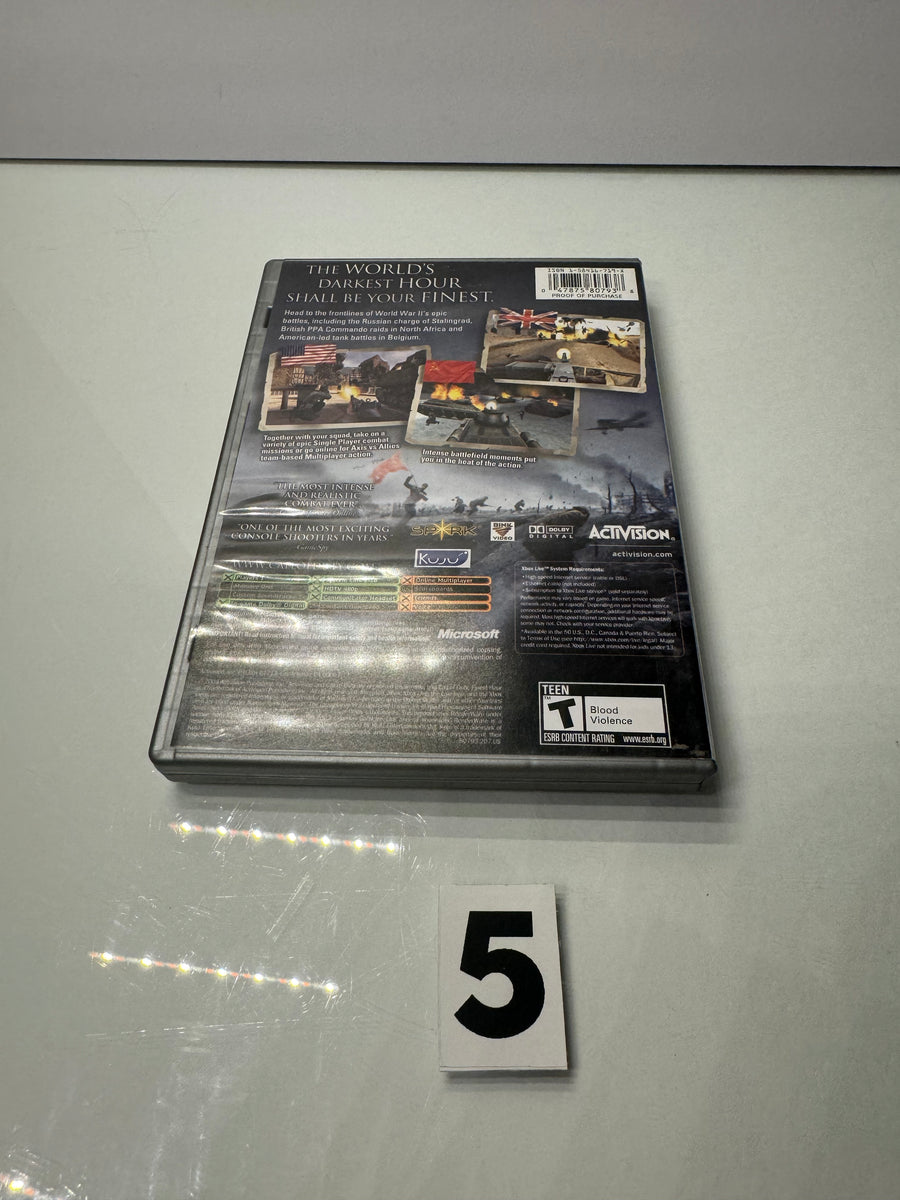 Xbox COD Finest Hour Video Game – Thrift2U