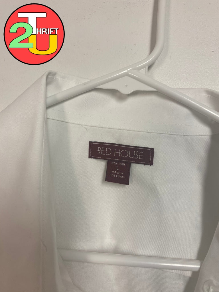 Men’s L Red House Shirt – Thrift2U