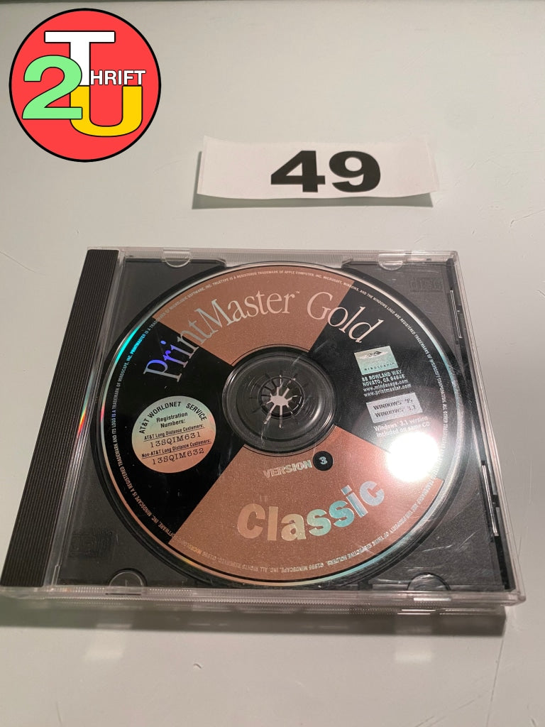 Print Master Gold Disc – Thrift2U